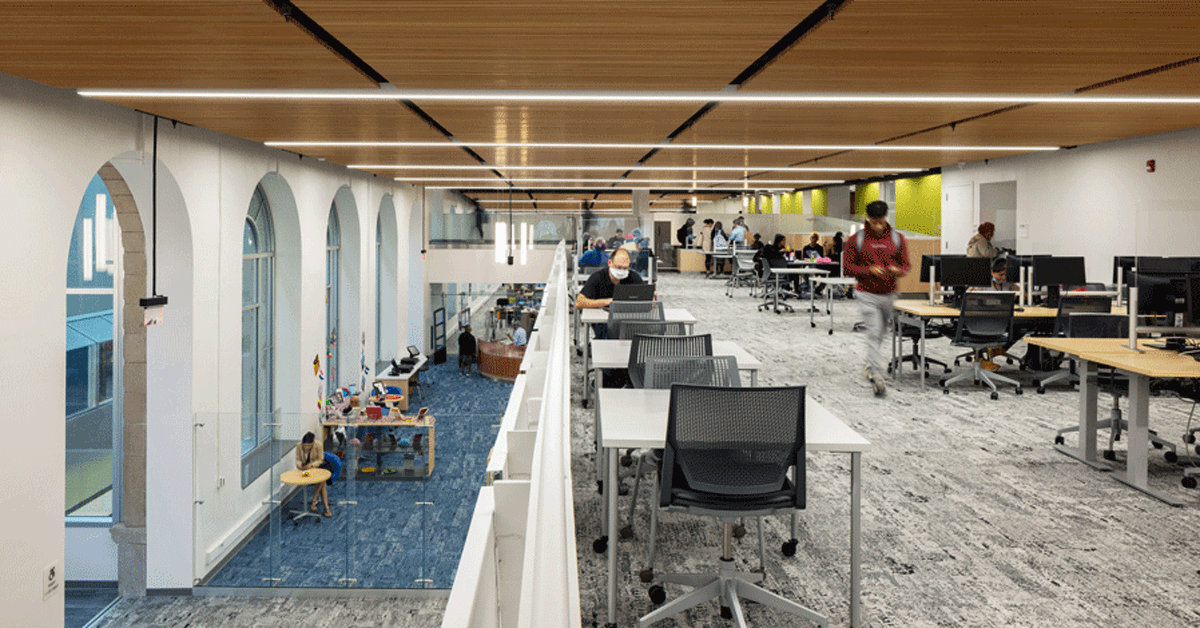 Library Interior Design Planning